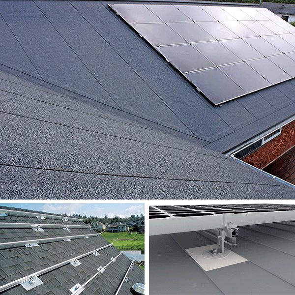 STRUCTURA MONTAJ PANOU SOLAR 465W 5kW ACOPERIS BITUMINOS, SET | ELMARK